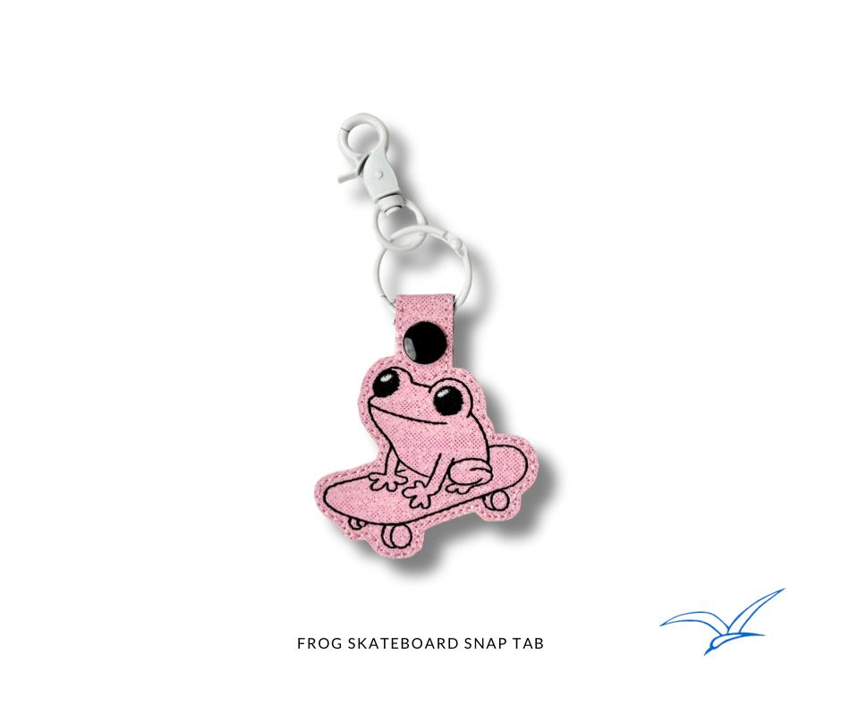 Frog Skateboard Snap Tab – Crashing Waves Designs