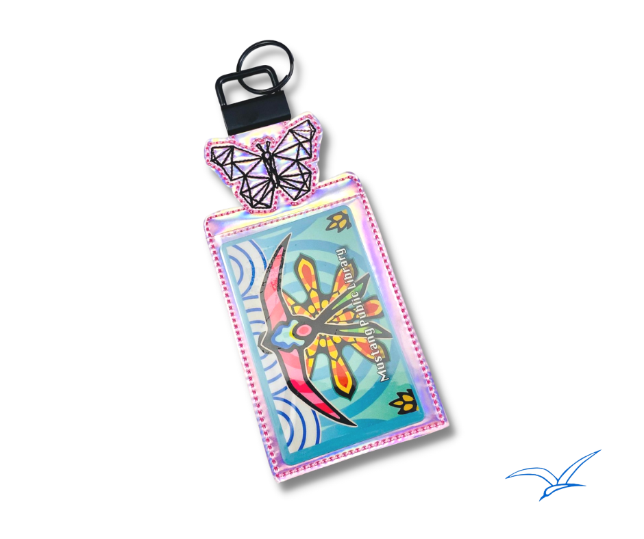 Butterfly Key Fob Card Holder- READ DESCRIPTION – Crashing Waves Designs