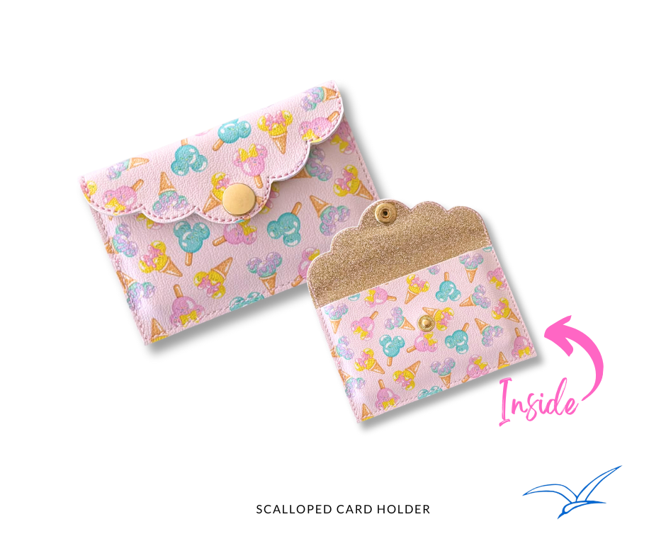Scalloped Card Holder – Crashing Waves Designs