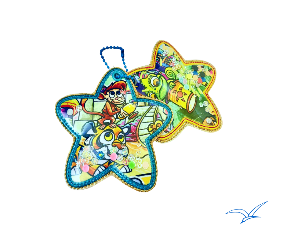 Bubble Star Glitter Applique- Read Description – Crashing Waves Designs