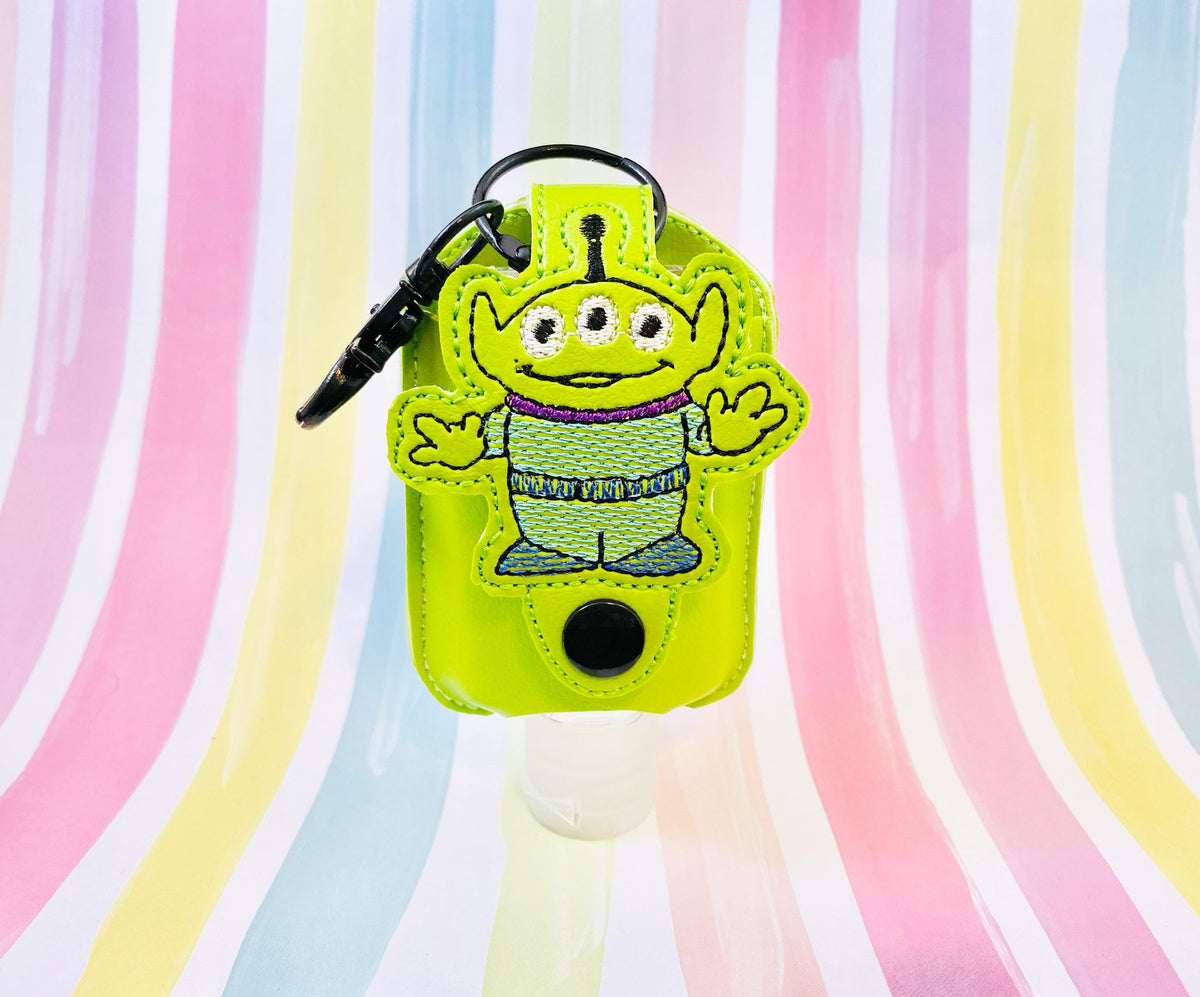 Toy Alien Sketchy 2oz Applique Sanitizer Holder – Crashing Waves Designs