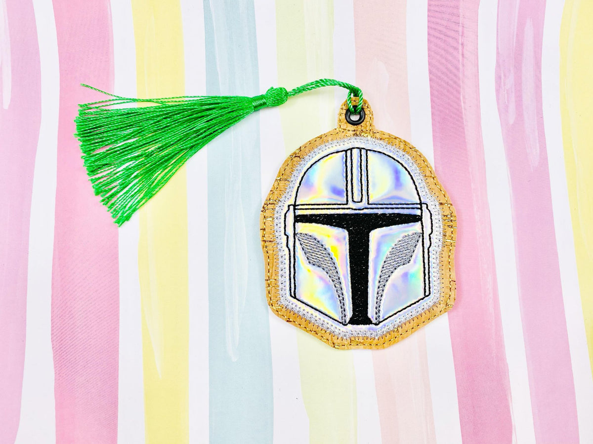 Man Applique Bookmark – Crashing Waves Designs