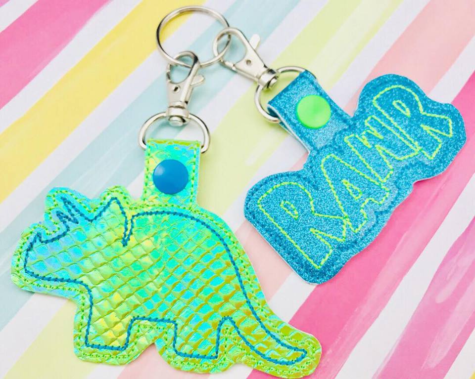 Dinosaur Snap Tab Set – Crashing Waves Designs