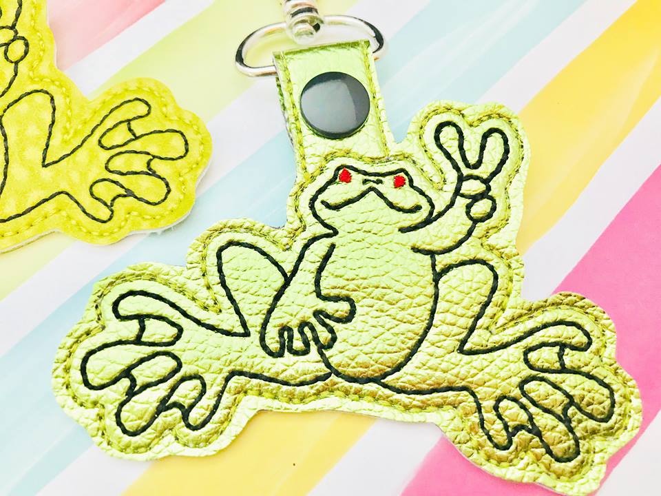 Peace Frog Snap Tab – Crashing Waves Designs