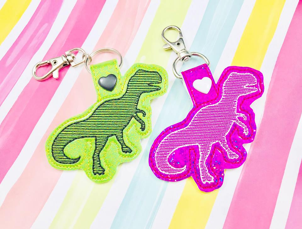 T-Rex Dinosaur Snap Tab – Crashing Waves Designs