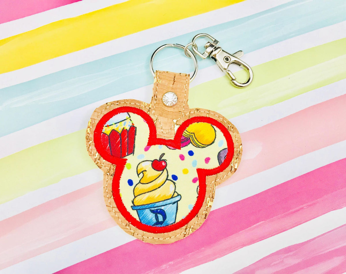 Mouse Applique Snap Tab - 2 Sizes – Crashing Waves Designs