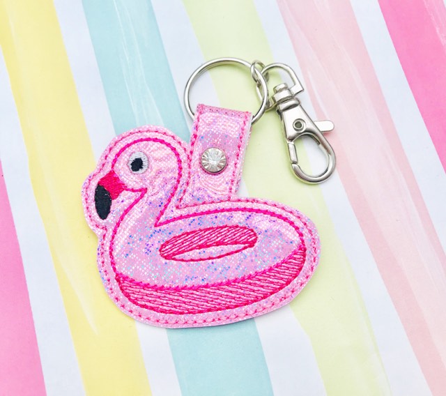 Flamingo Float 2 Snap Tab – Crashing Waves Designs