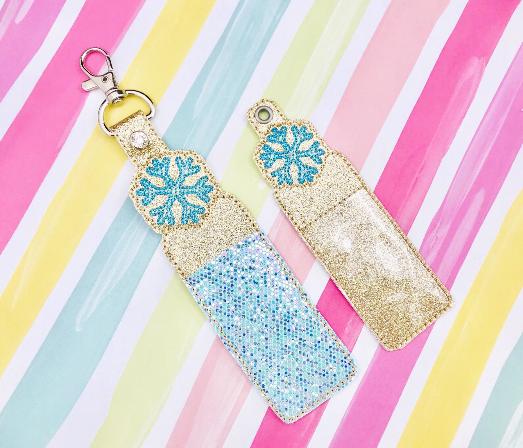 Sketchy Snowflake Lip Balm Holders – Crashing Waves Designs