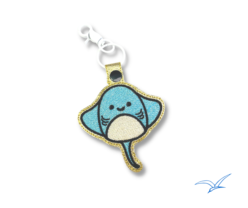 Sketchy Stingray Squish Snap Tab – Crashing Waves Designs