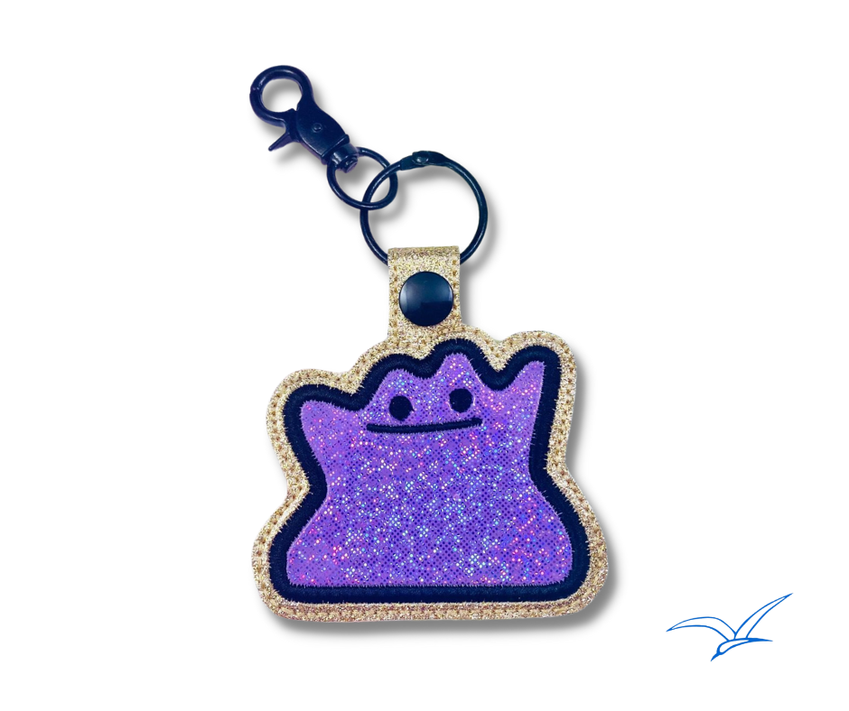 Purple Ditto Applique Snap Tab – Crashing Waves Designs