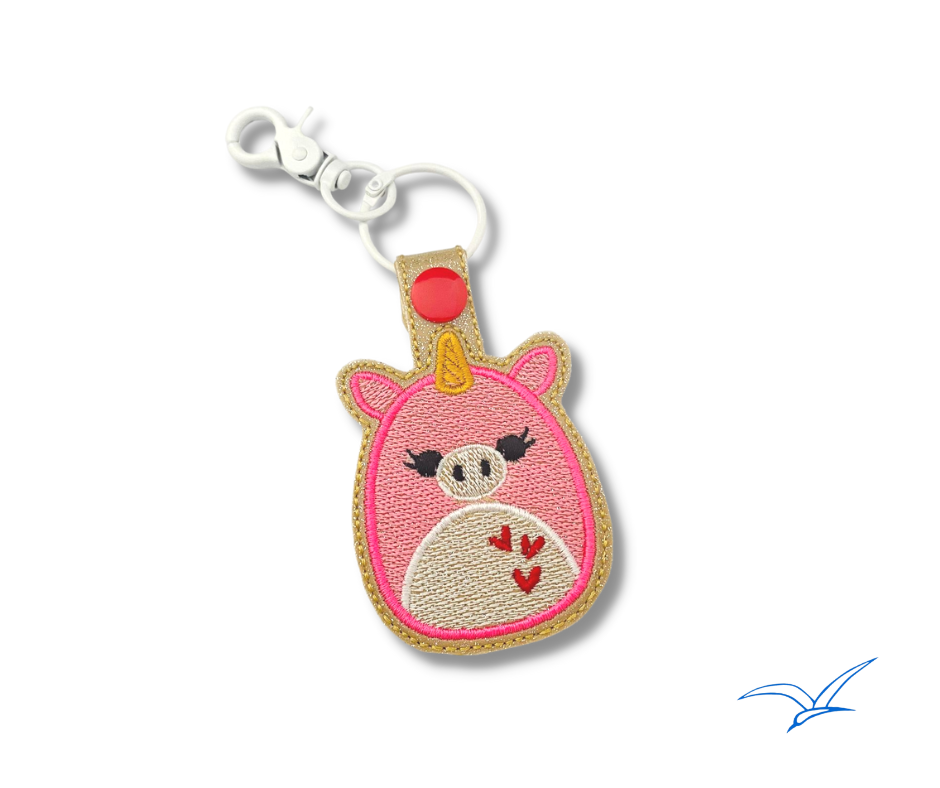 Sketchy Unicorn Squish Snap Tab – Crashing Waves Designs