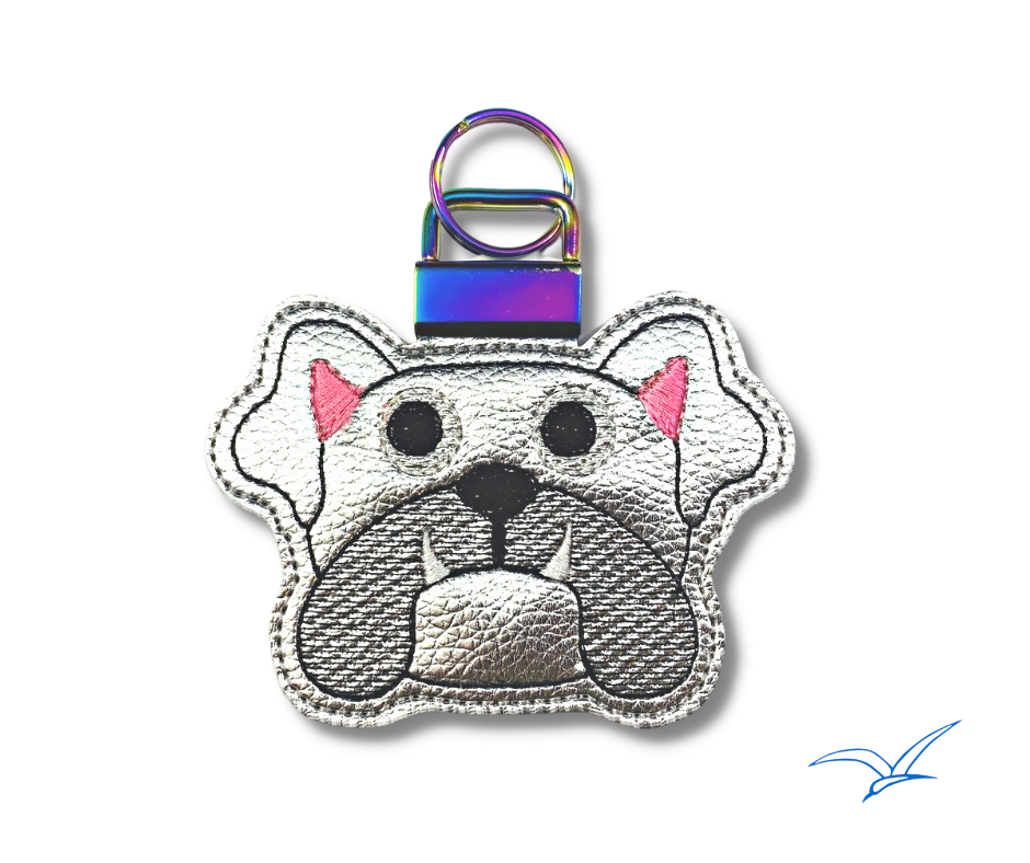 Sketchy Bulldog Key Fob 1 inch hardware- Read Description – Crashing ...