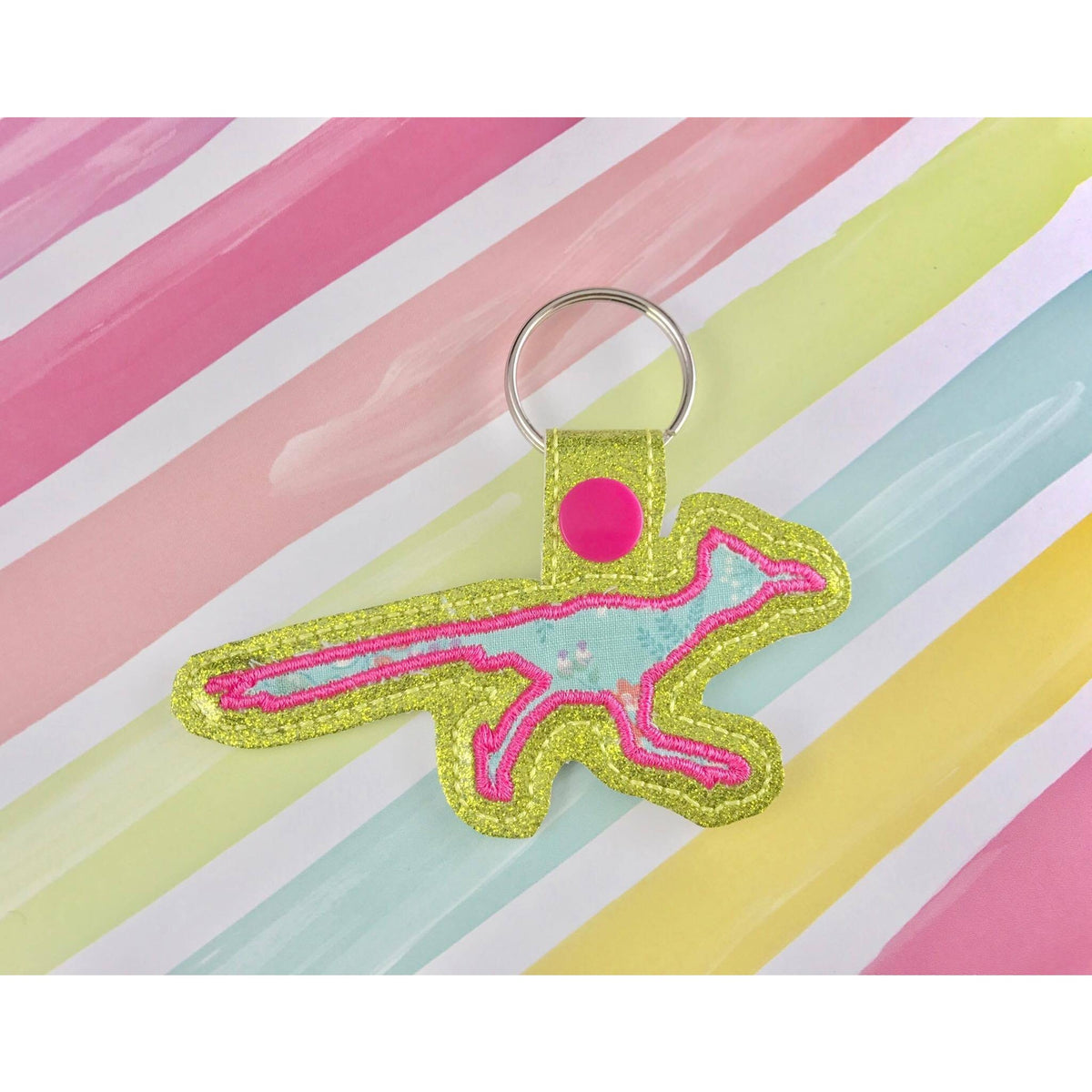 Roadrunner Applique Snap Tab – Crashing Waves Designs