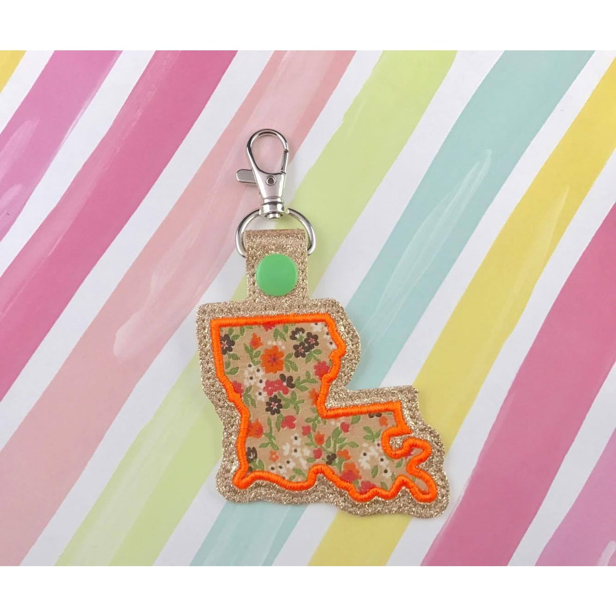 Louisiana Applique Snap Tab – Crashing Waves Designs