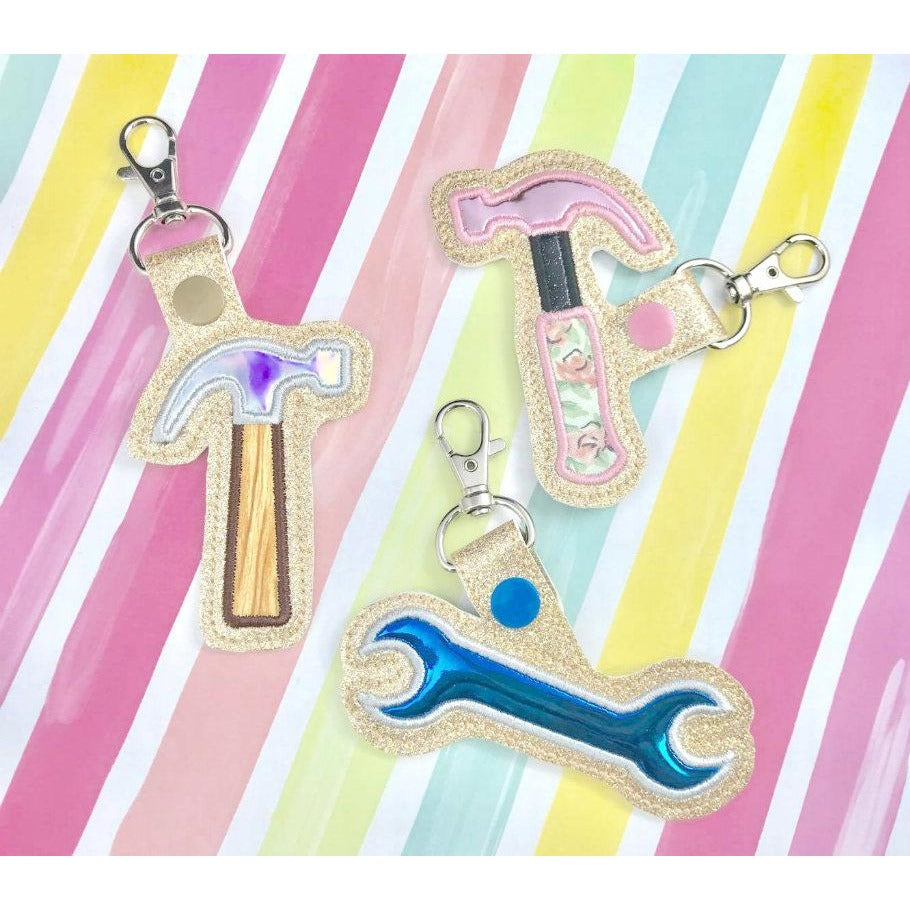 Tool Applique Snap Tab Set – Crashing Waves Designs