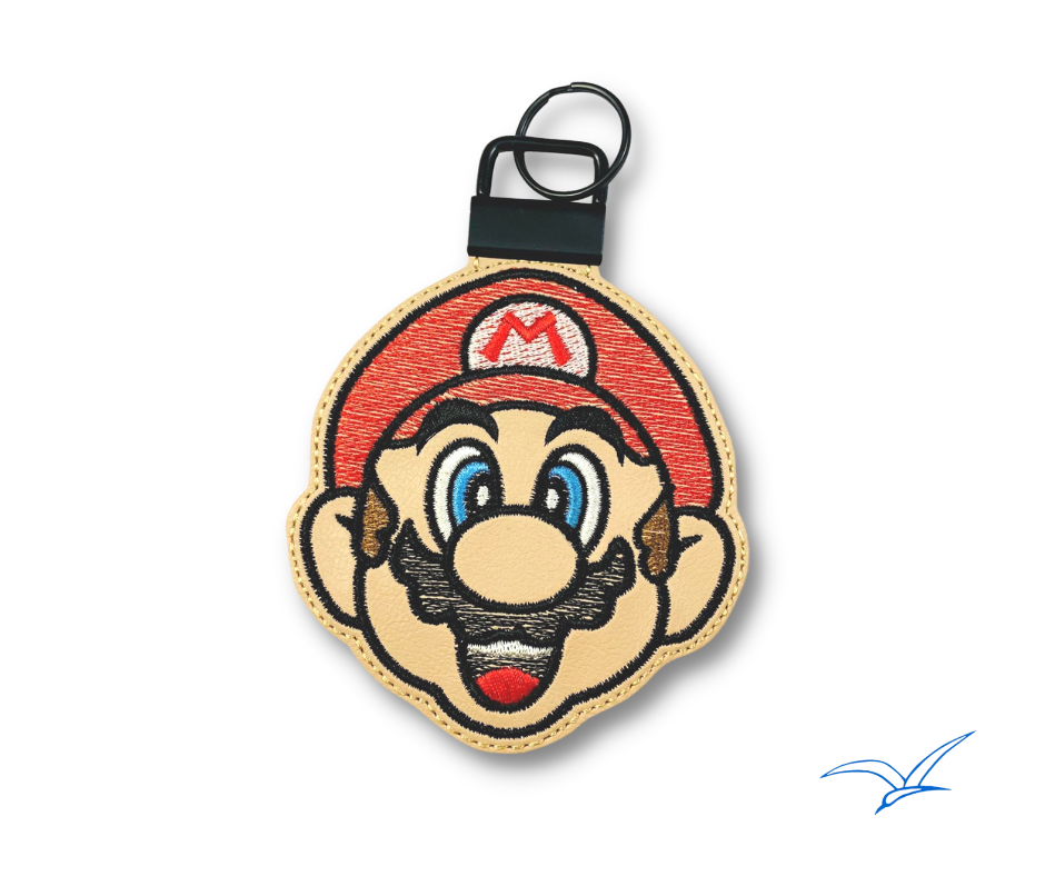 Sketchy Mario Key Fob 1 inch hardware- Read Description – Crashing ...