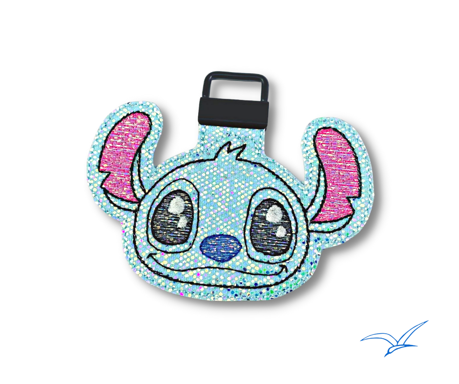 Sketchy Space Critter Key Fob 1 inch hardware- Read Description ...
